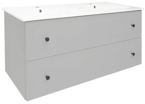 Koupelnová skříňka s umyvadlem Naturel Forli 120x45x46 cm šedá mat FORLI120GMU