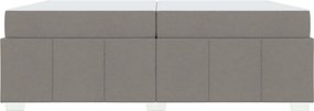 Rám postele Taupe 200 x 200 cm textil 3398311