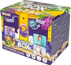 Multisenzorický box / Senzorická sada / Sliz, písek, umělý sníh / od 6