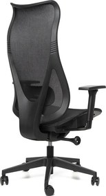 Kancelářská ergonomická židle Sego HARMONY — síť, černá Sego