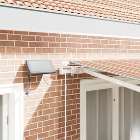 Stahovací markýza Vícebarevný 350 x 250 cm Látka a hliník 3330286