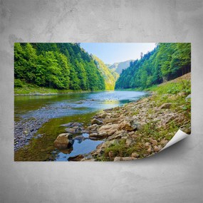 Plakát - Klidná řeka (60x40 cm) - PopyDesign