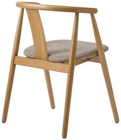 Jídelní židle v béžovo-přírodní barvě Relate – Unique Furniture