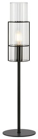Markslöjd | Markslöjd 108555 - Stolní lampa TUBO 1xE14/40W/230V 50 cm černá/čirá | ML1247