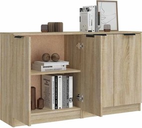 Příborníky 2 ks dub sonoma 60 x 30 x 70 cm kompozitní dřevo 3115774