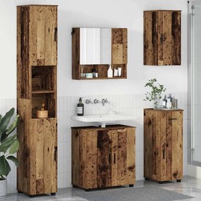Sada koupelnového nábytku 5 ks Staré dřevo 61 x 35 x 64 cm 3393001