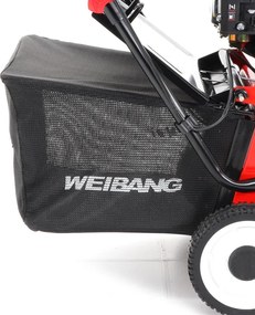 Weibang WB384RC – Vertikutátor benzínový s košem, záběr 38 cm, profi flexi nože, OHV 163 ccm