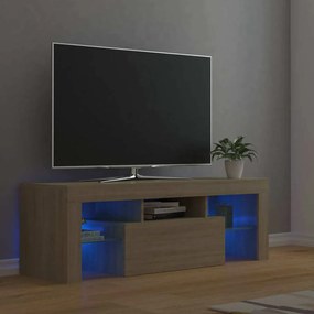 vidaXL TV skříňka s LED osvětlením 120x35x40 cm [815668] Barva: dub sonoma