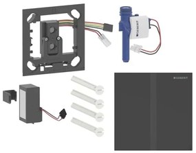 Geberit - Elektronické ovládání splachování pisoárů typ 40, bateriové napájení, easy to clean, Bluetooth, matná černá 116.237.14.1