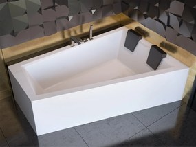 Besco Intima Duo asymetrická vana 170 x 125 cm pravá bílá VANINTID17P