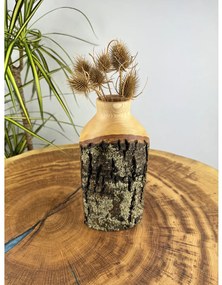 Woodlaf Dřevěná váza 22 cm Kaisa