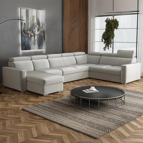 Sedací souprava PEDRO U | 170x380x250 | rozkládací + 3x úložný prostor | VÝBĚR TKANIN