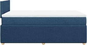 Box spring postel s matrací černá 120x190 cm textil 3287394