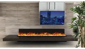 Water vapor fireplace -  Parní krb 1800 3D hloubka 300mm
