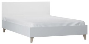 Jednolůžková postel 90 cm Famira (bílá). 1034032