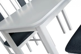 Jídelní stůl MAX 4 deska stolu ořech, nohy stolu kaštan