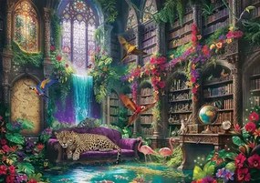 TREFL Puzzle Kouzelná knihovna / 1000 dílků / 68,3 x 48 cm