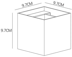 Lucide 09217/04/02 - LED Nástěnné svítidlo XIO 1xG9/4W/230V zlatá