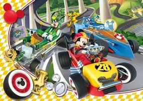 Clementoni Puzzle Mickey a závodníci: Závod  / 15 dílků / od 3 let