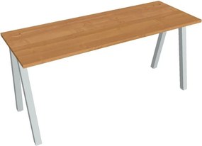 Kancelářský pracovní stůl Hobis UEA 1600, bílá RAL 9016, deskaakát