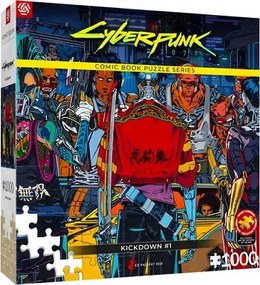 GOOD LOOT Puzzle Cyberpunk 2077: Kickdown / 1000 dílků / 48 × 68 cm