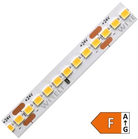 LED pásek 3040 192 WIRELI WW 5100lm 34W 1,417A 24V (bílá teplá)