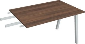 Hobis Kancelářský stůl k řetězení Hobis US A 1200RU, deskaakát, bílá RAL 9016