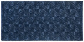 Koberec, krátkovlasá vlna 80 x 150 cm tmavě modrá SAVRAN Beliani