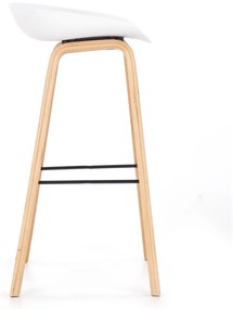 Barová židle Ivy10 bílá/šedá