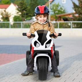 Costway Dětská motorka s tréninkovými koly 6 V elektrická motorka s hudbou