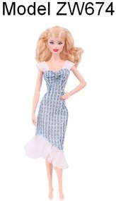 Oblečky pro Barbie - modré outfity Varianta: model ZW674