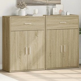 Příborníky 2 ks dub sonoma 60 x 30 x 84 cm kompozitní dřevo 3276597