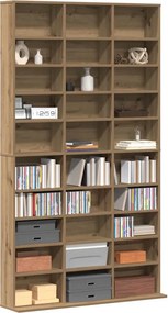 CD skříň Artisanový dub 101 x 23 x 177,5 cm Kompozitní dřevo 3329341
