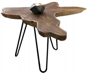 Velký konferenční stolek z teaku Tristan 70x70