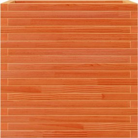Zahradní truhlík voskově hnědý 70x40x68,5 cm masivní borovice 3282486