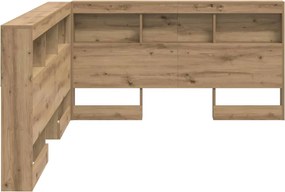 Úložné čelo postele Artisanový dub Kompozitní dřevo 3335492