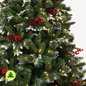 Borovice Zasněžená 550 LED 210 cm