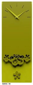 Designové hodiny 56-11-1 CalleaDesign Merletto Pendulum 59cm (více barevných variant) Barva zelená oliva-54