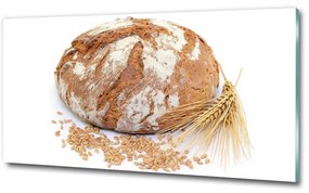 Wallmuralia Foto obraz skleněný horizontální Chléb a pšenice 100x50