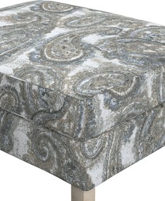 Potah na podnožku IKEA Karlstad barva vícebarevná látka pletený vzor, vzorované