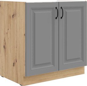 STILO ad | dolní skříňka 80 ZL 2F dřezová | 80 cm | artisan/šedá