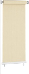 Venkovní roleta krémová 65 (Š) x 140 (V) cm HDPE 312601