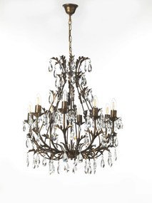 XXXLutz KŘIŠŤÁLOVÉ ZÁVĚSNÉ SVÍTIDLO, 55/55/100 cm - 004340005802