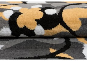 Kusový koberec PP Velké květy žlutý 200x200cm