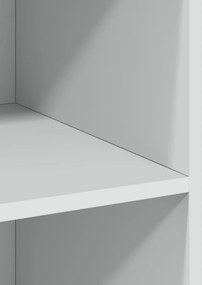 Skříň highboard bílá 70 x 41 x 185 cm kompozitní dřevo 3281687