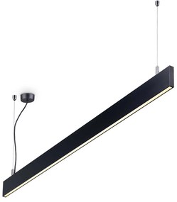 LED Závěsné lineární svítidlo Ideal Lux Linus sp, P20 4000K 120cm Barva: Černá