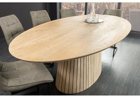 Massive home | Jídelní stůl ART DECO 220cm ovál  mango