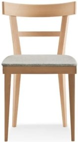 BILLIANI - Židle CAFÉ s čalouněným sedákem