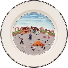 Villeroy&Boch Villeroy & Boch Design Naif snídaňový talíř slepičí dvorek 209 mm
