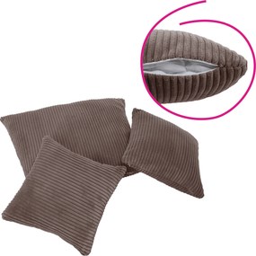 Relaxační otočné křeslo, tmavě hnědá, SALTER